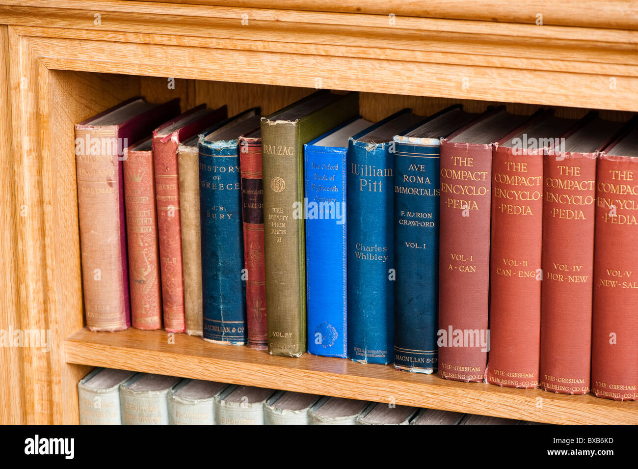 Detail inside The Library, Stevenstone, near Great Torrington, Devon ...