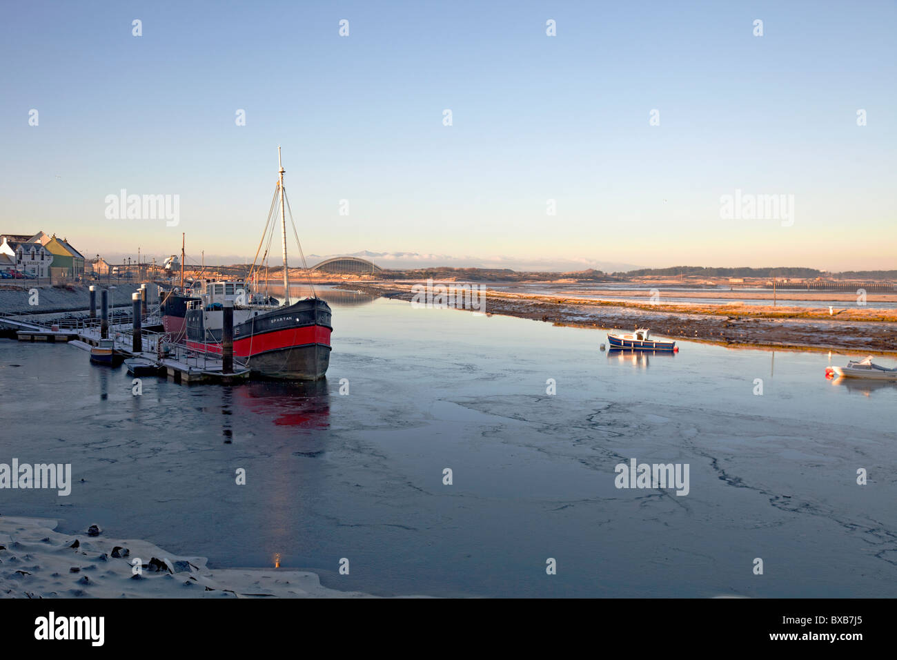 Irvine Harbour in North Ayrshire, Scotland Stock Photo - Alamy