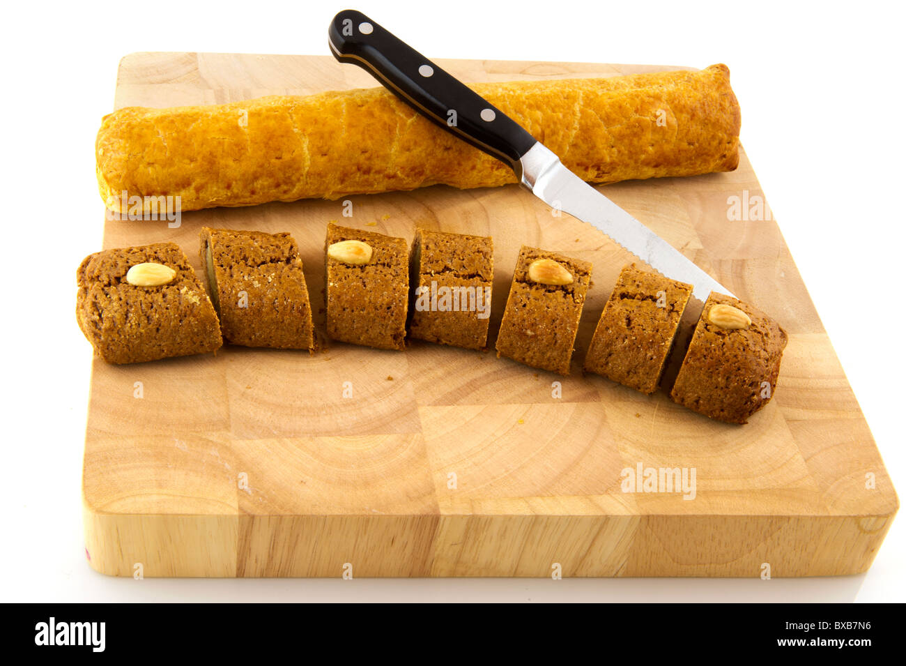 Typical Dutch delicacy for the Sinterklaas holidays isolated over white ...