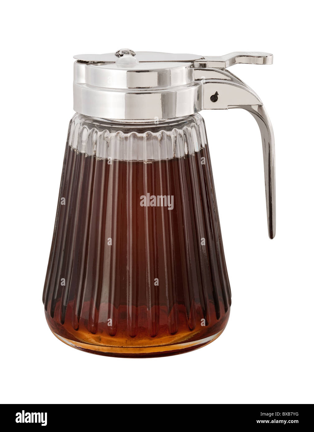 Maple Syrup isolated on a white background Stock Photo - Alamy