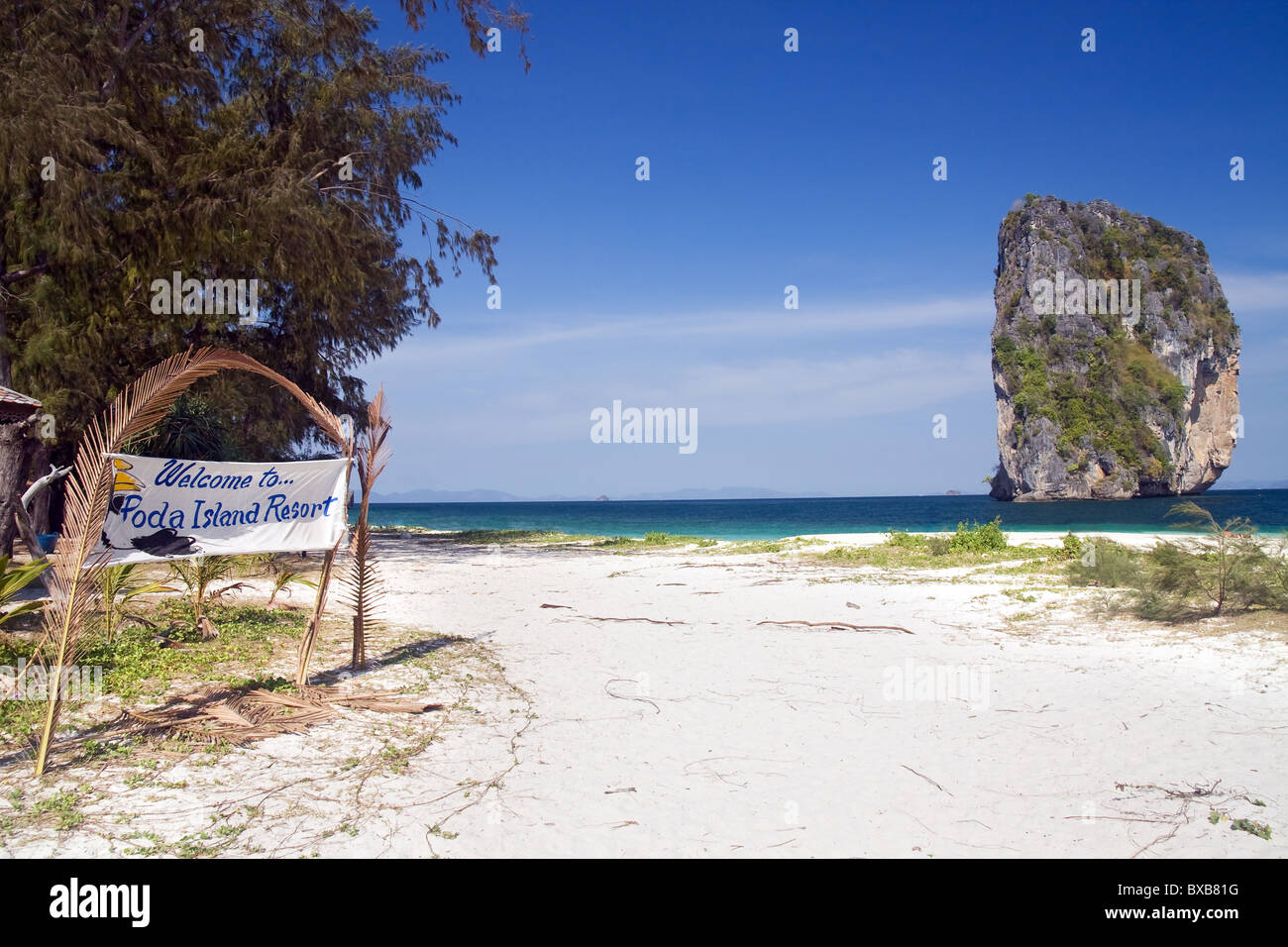 beach on Koh Poda Island Stock Photo - Alamy