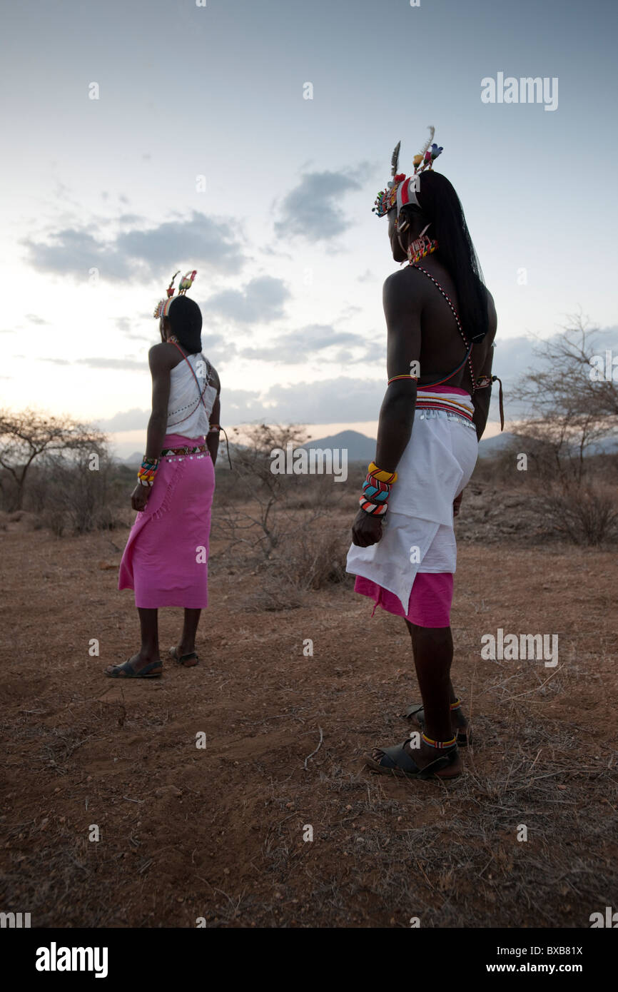 Kenyan people in tribal hi-res stock photography and images - Alamy