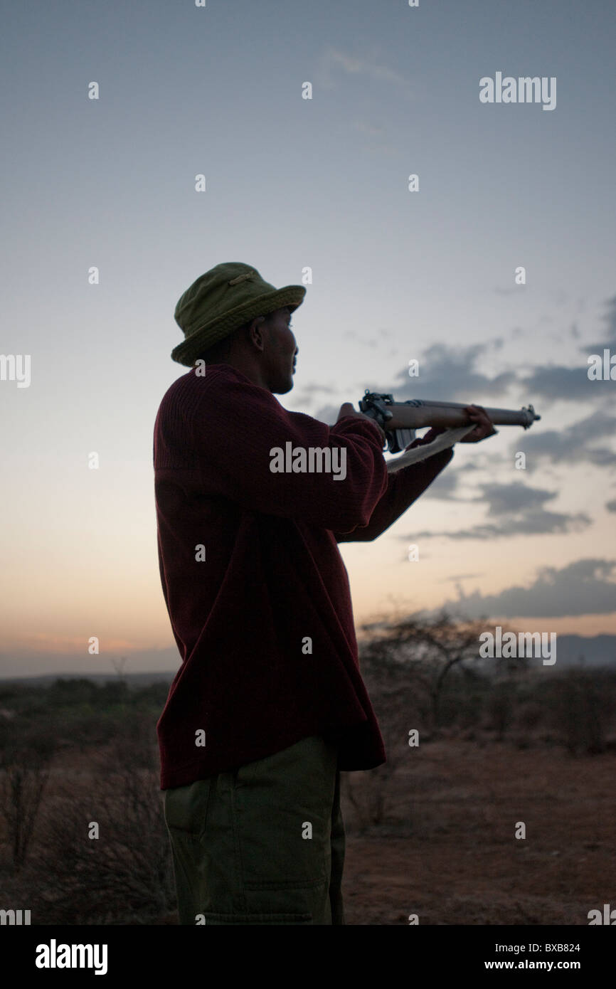 Gunman in Kenya Stock Photo - Alamy