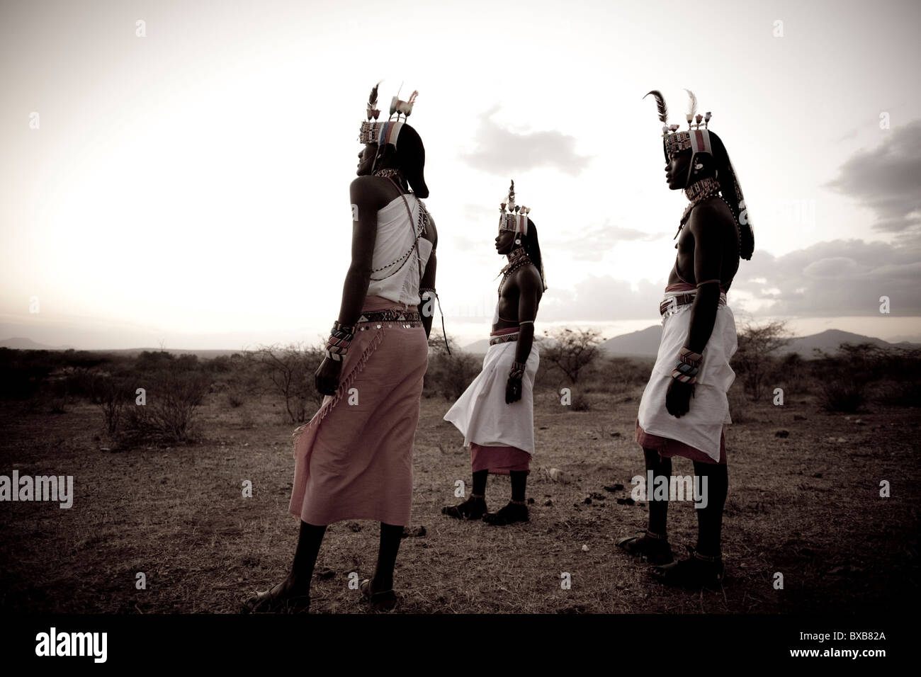 Kenyan people in tribal hi-res stock photography and images - Alamy