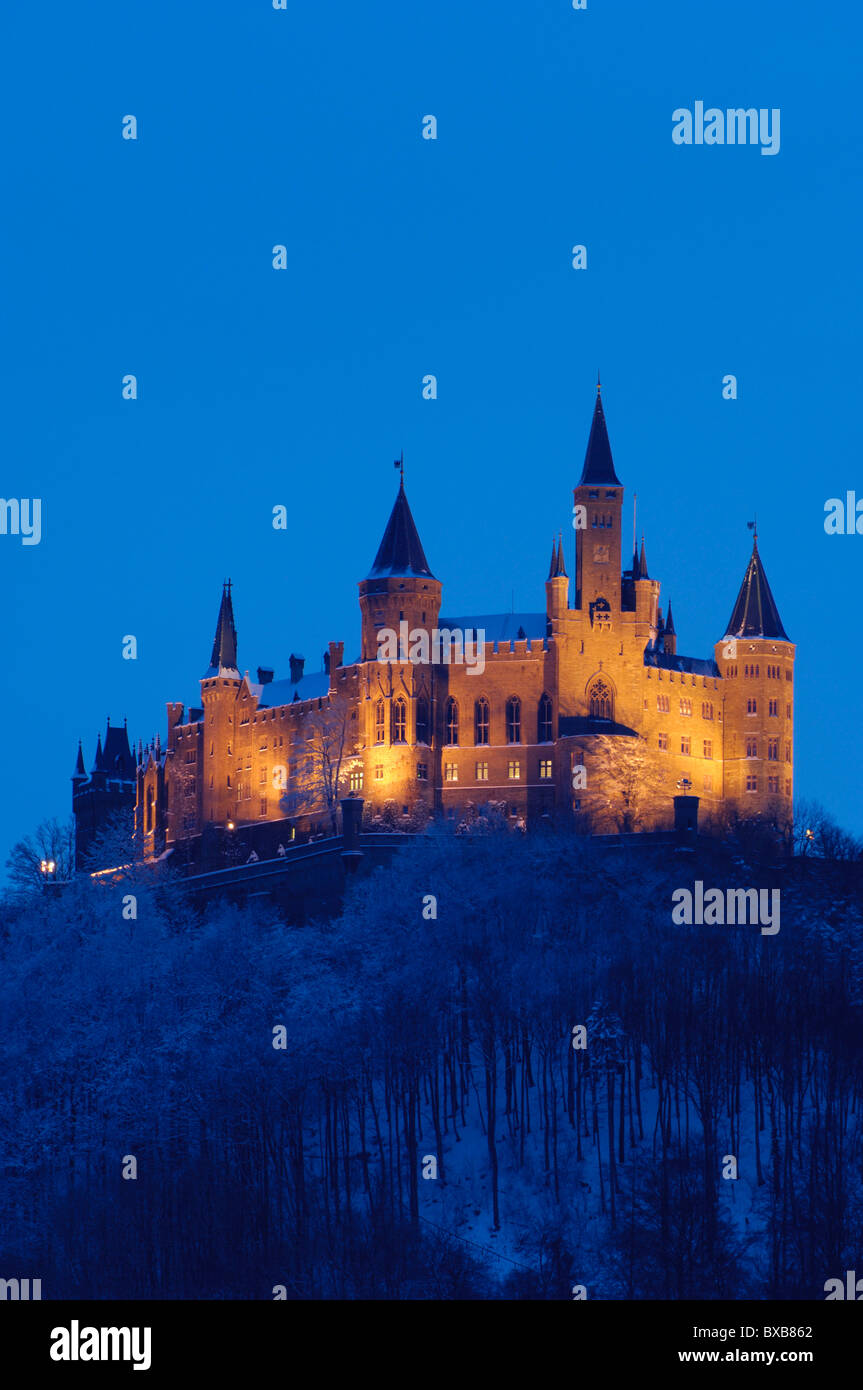 Burg Hohenzollern castle, Hechingen, Swabian Alb, Zollern-Albkreis ...