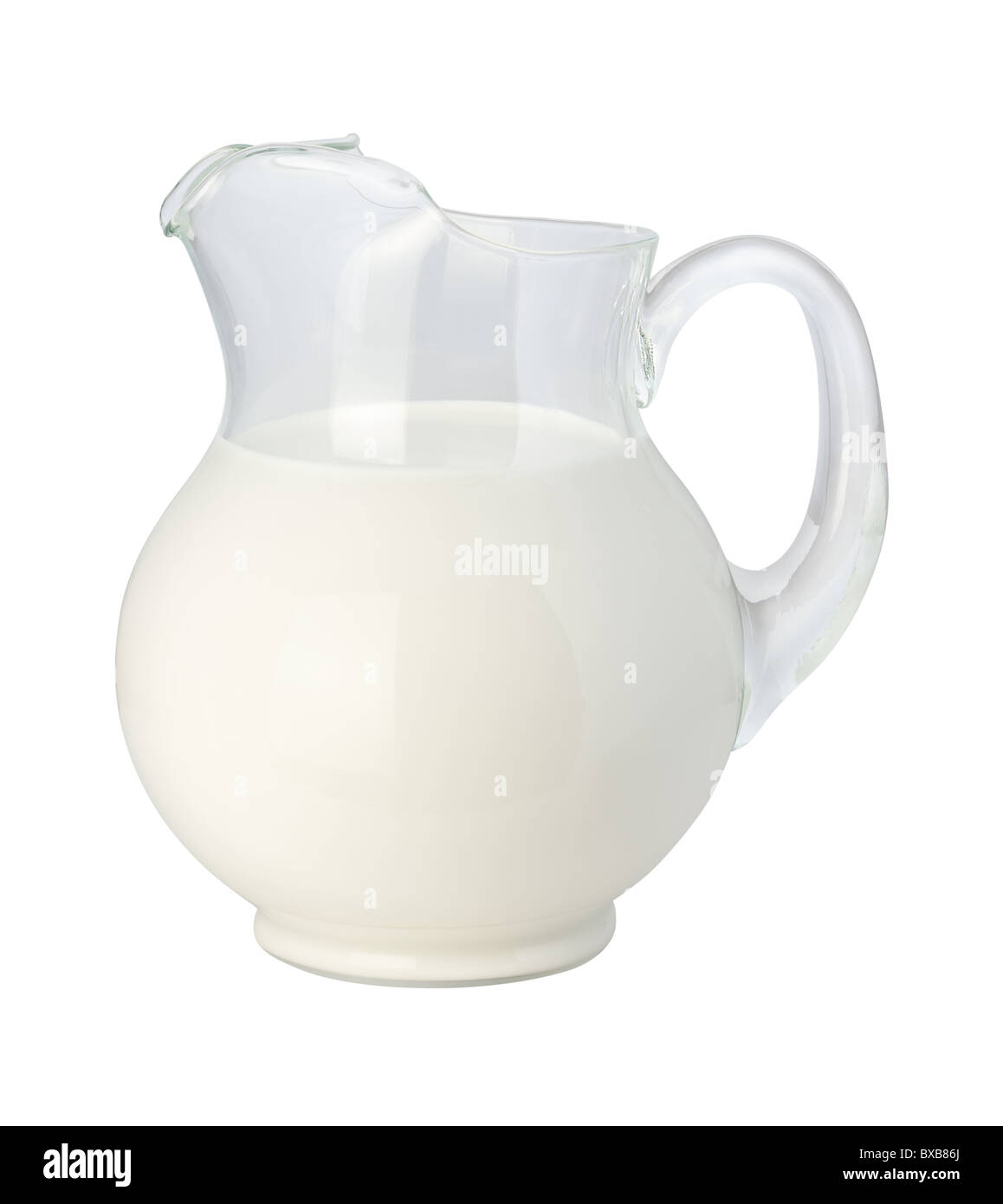 Milk Pitcher isolated on a white background Stock Photo - Alamy