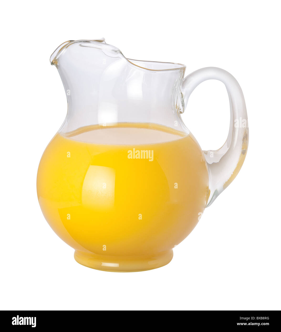Orange Juice Pitcher isolated on a white background Stock Photo - Alamy