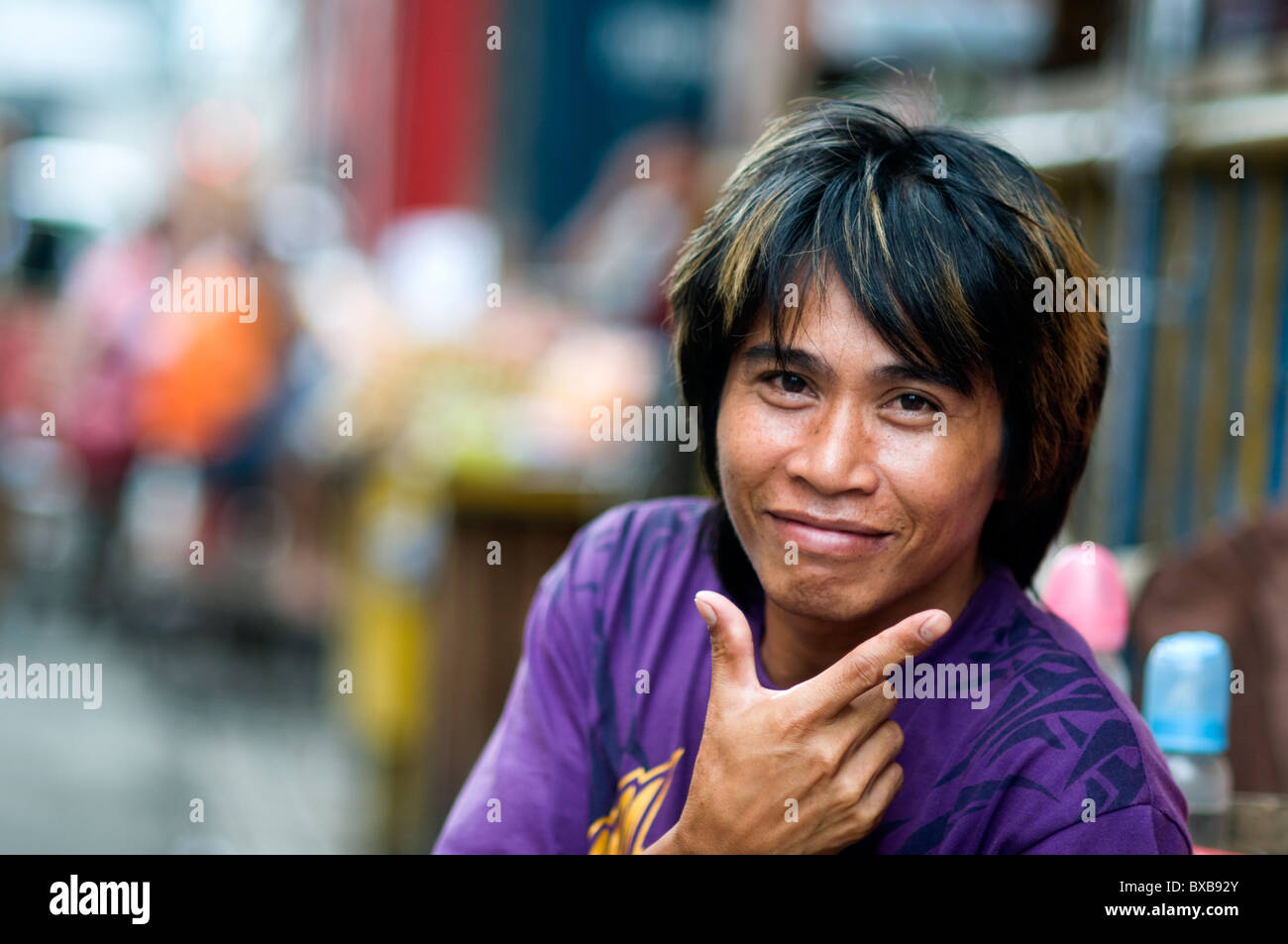 young man, cebu city, philippines Stock Photo - Alamy