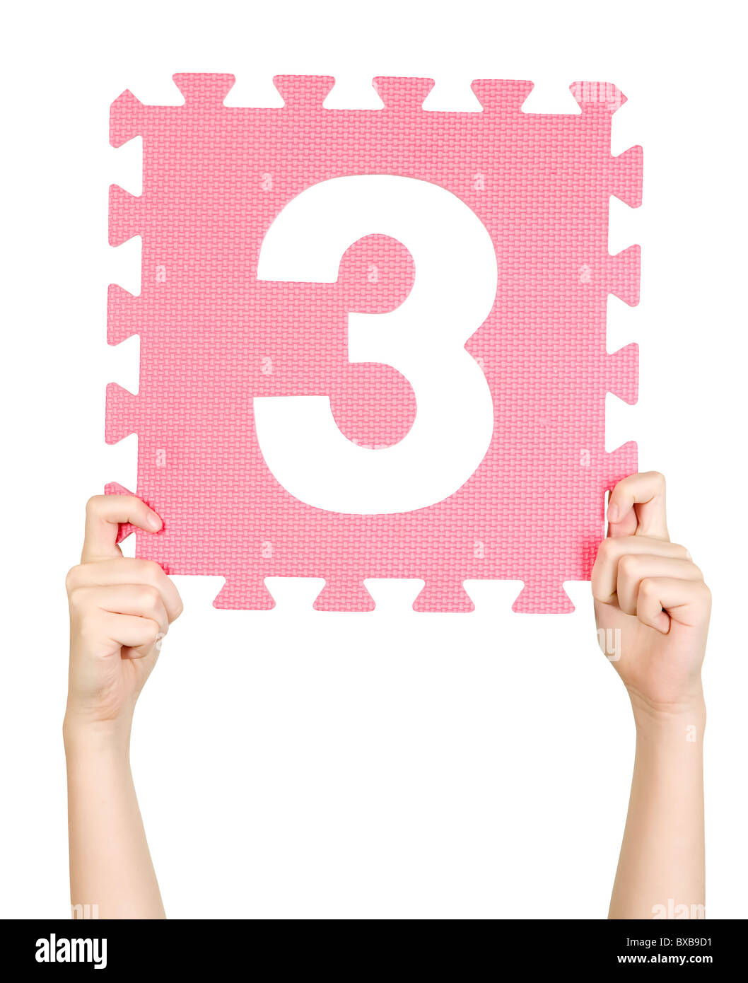 Hand in three finger Cut Out Stock Images & Pictures - Alamy