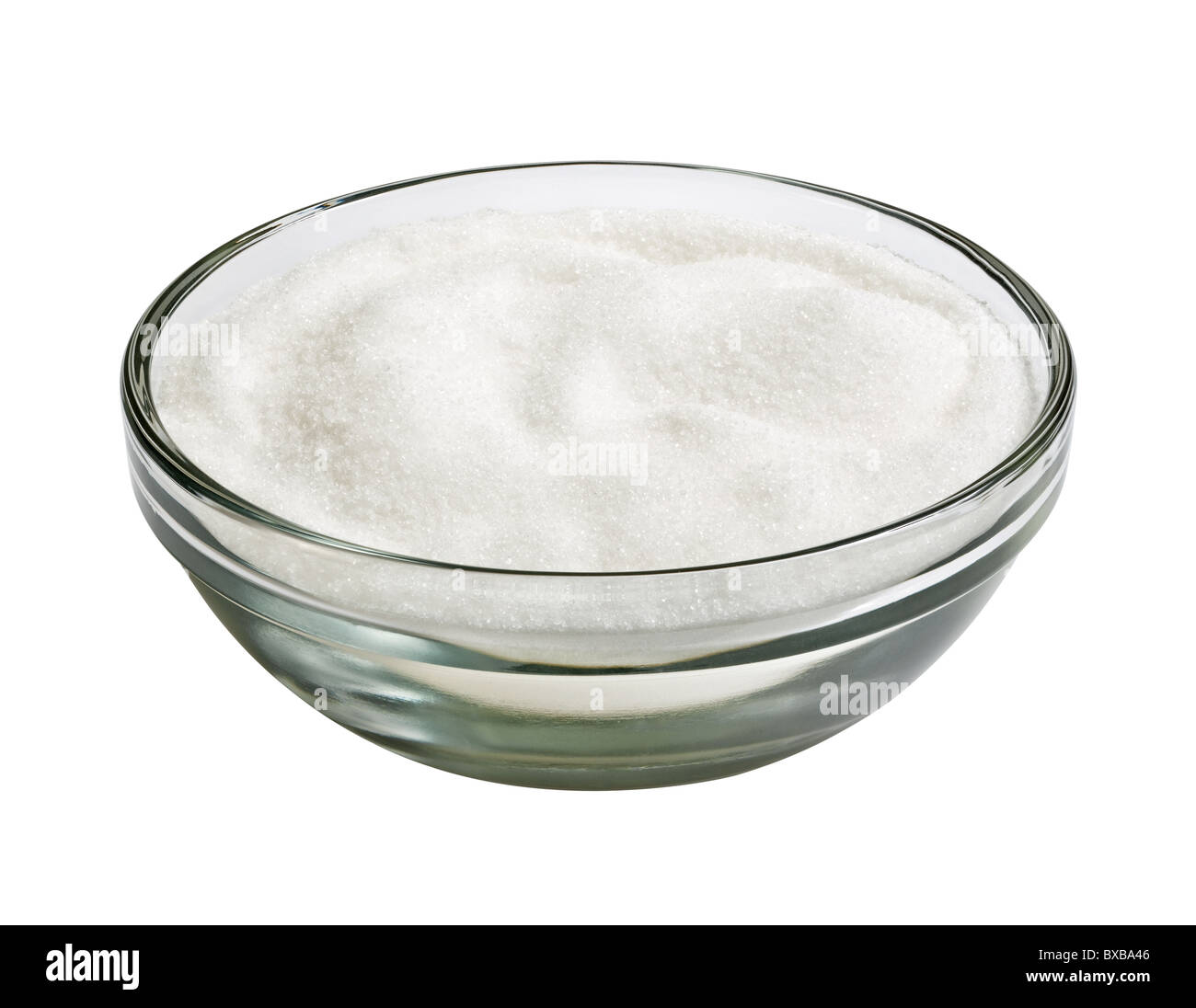 Glass Sugar Bowl Isolated on a white background Stock Photo - Alamy