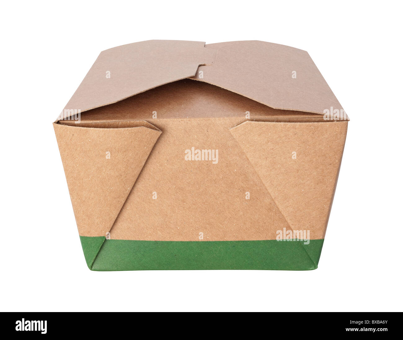 Take-Out Box Isolated on a white background Stock Photo - Alamy