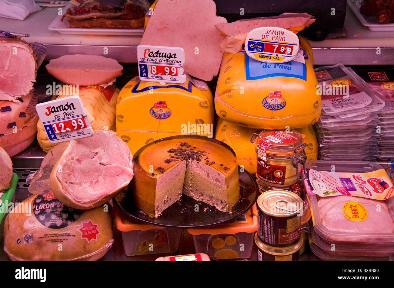 Bilbao Market Mercado de la Rivera Spain Spanish Basque Country Stock ...