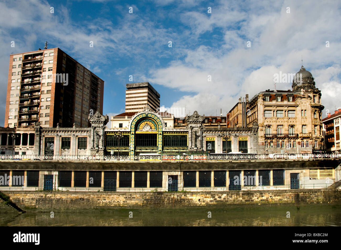 Bilbao Spain Spanish Basque Country town city art deco style Santander ...