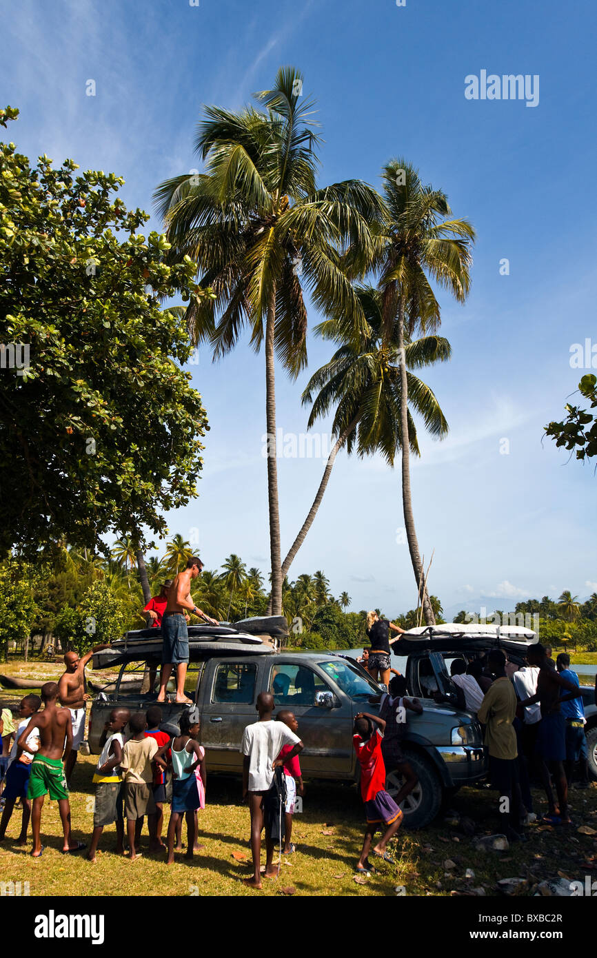 Haiti, Sud-Est Province, village near Les Cayes Stock Photo - Alamy