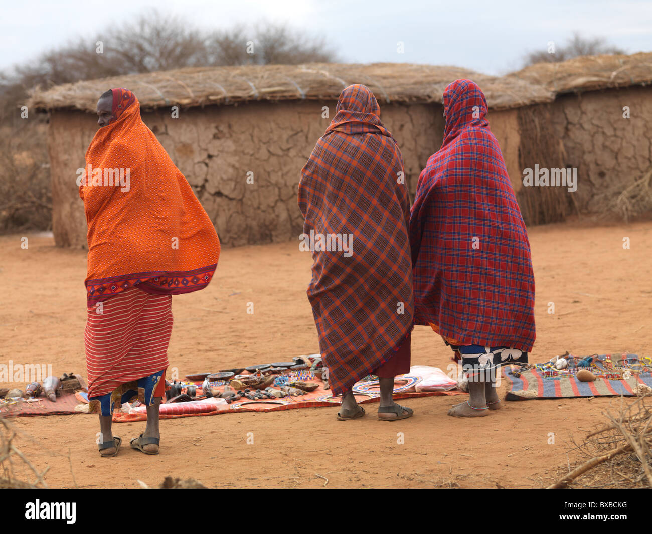 African Massai tribespeople Stock Photo - Alamy
