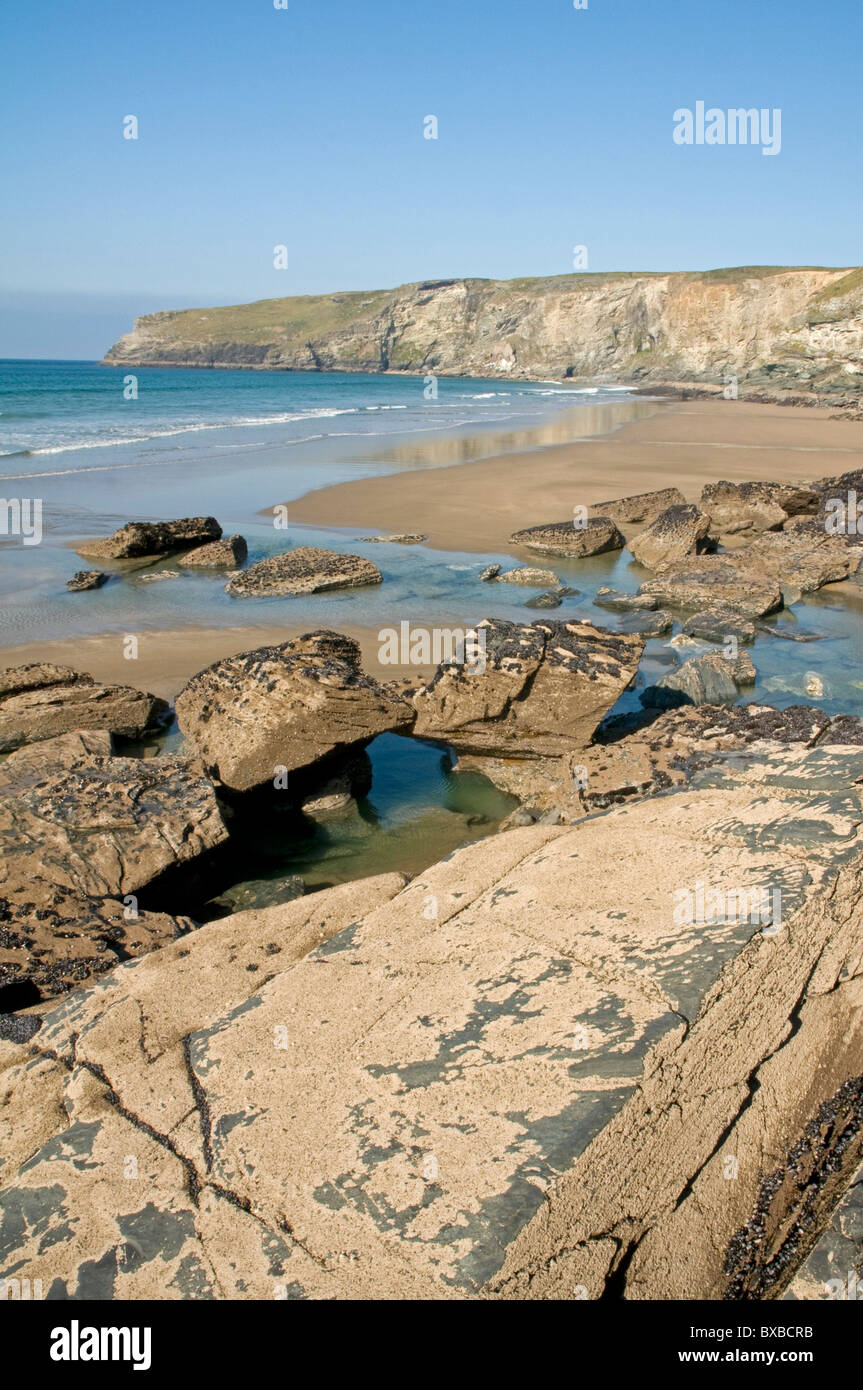 Penhallic point cornwall coast hi-res stock photography and images - Alamy