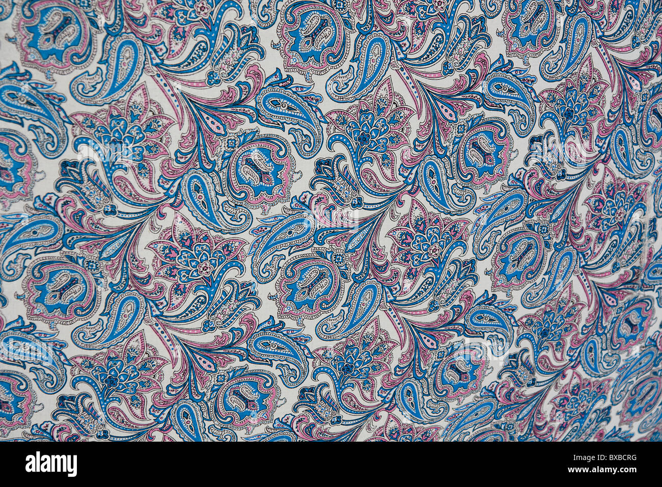View of an old antique fabric texture design Stock Photo - Alamy