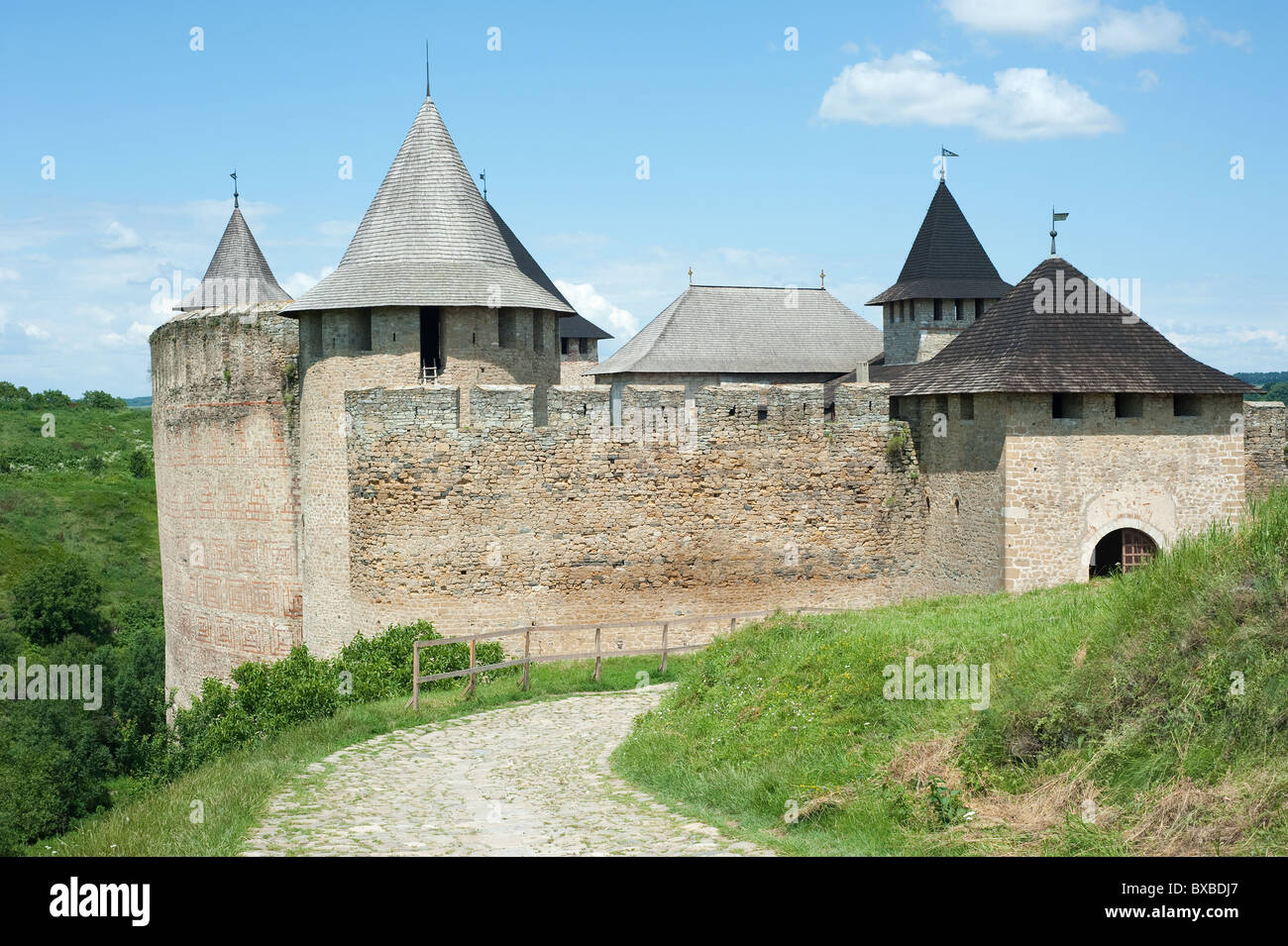Hotin Castle Ukraine Stock Photo - Alamy