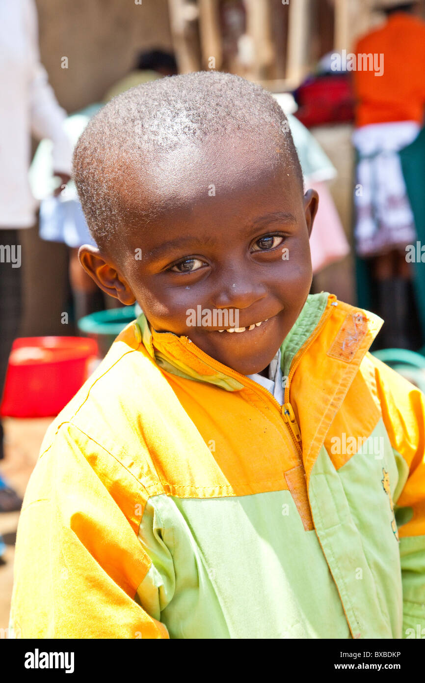 Boy in Nairobi, Kenya Stock Photo - Alamy