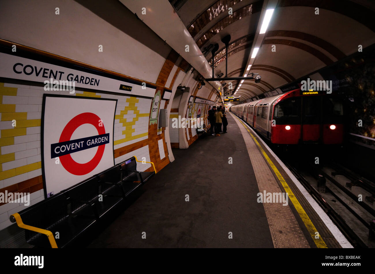 Covent Garden Underground Tube Station, London, England, UK Stock Photo ...