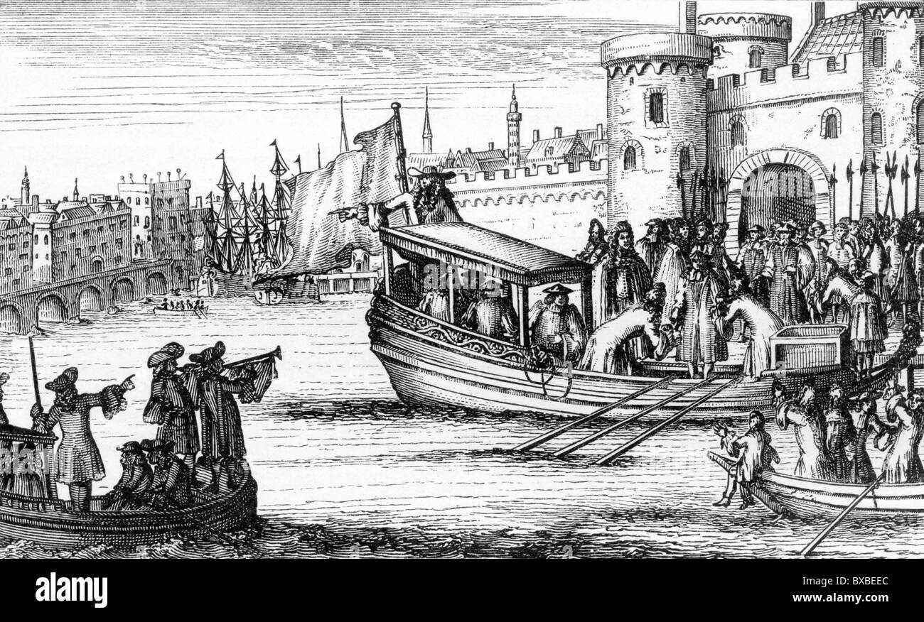 17th century tower Black and White Stock Photos & Images - Alamy