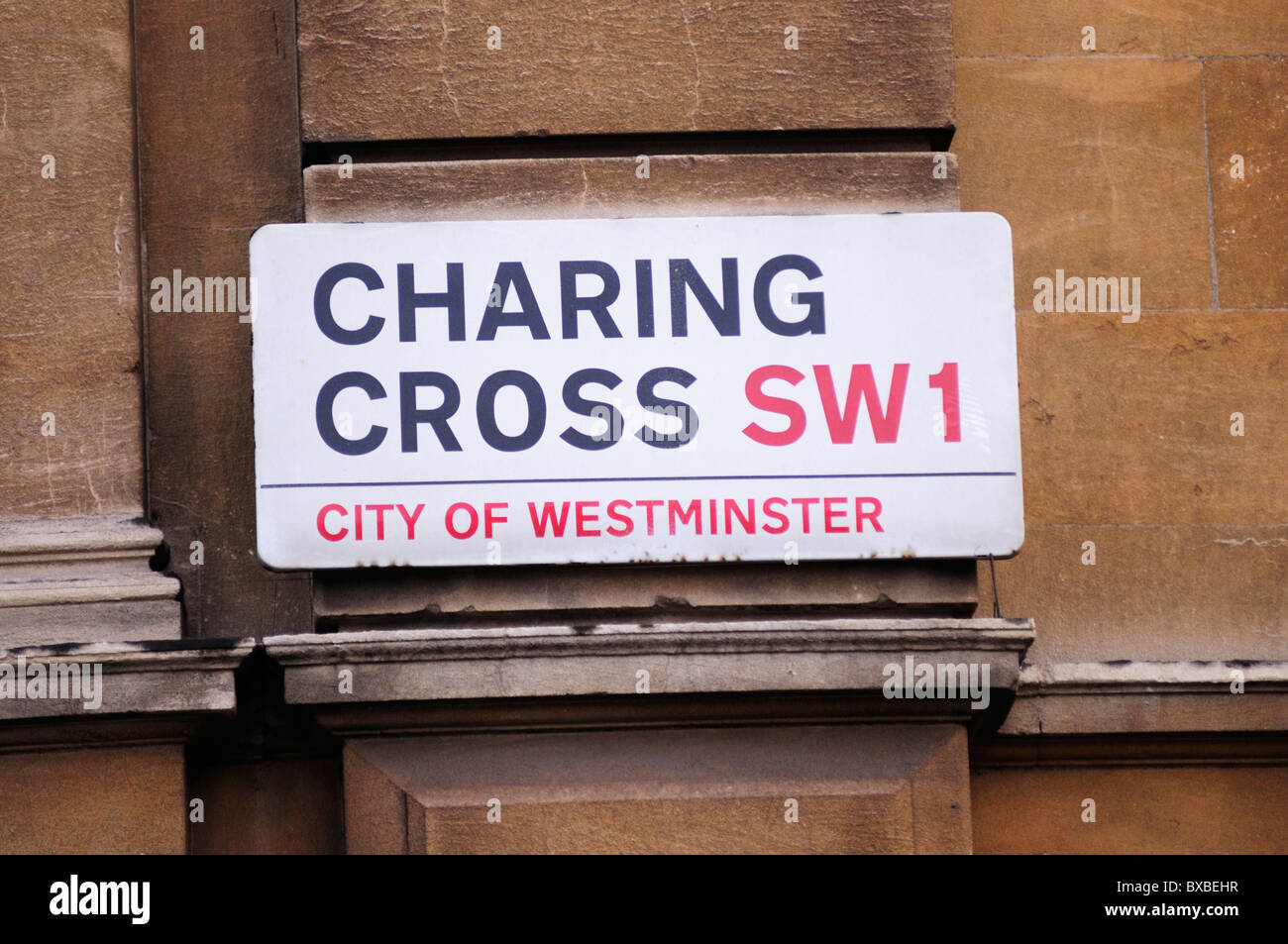 Sign Charing Cross High Resolution Stock Photography and Images - Alamy