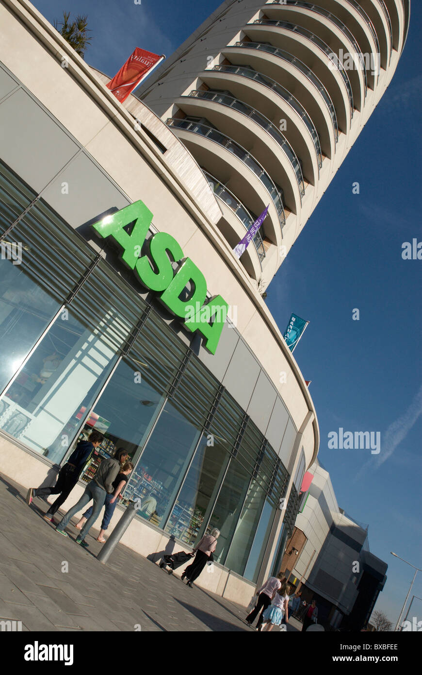 Asda store and housing developments Romford UK Stock Photo - Alamy