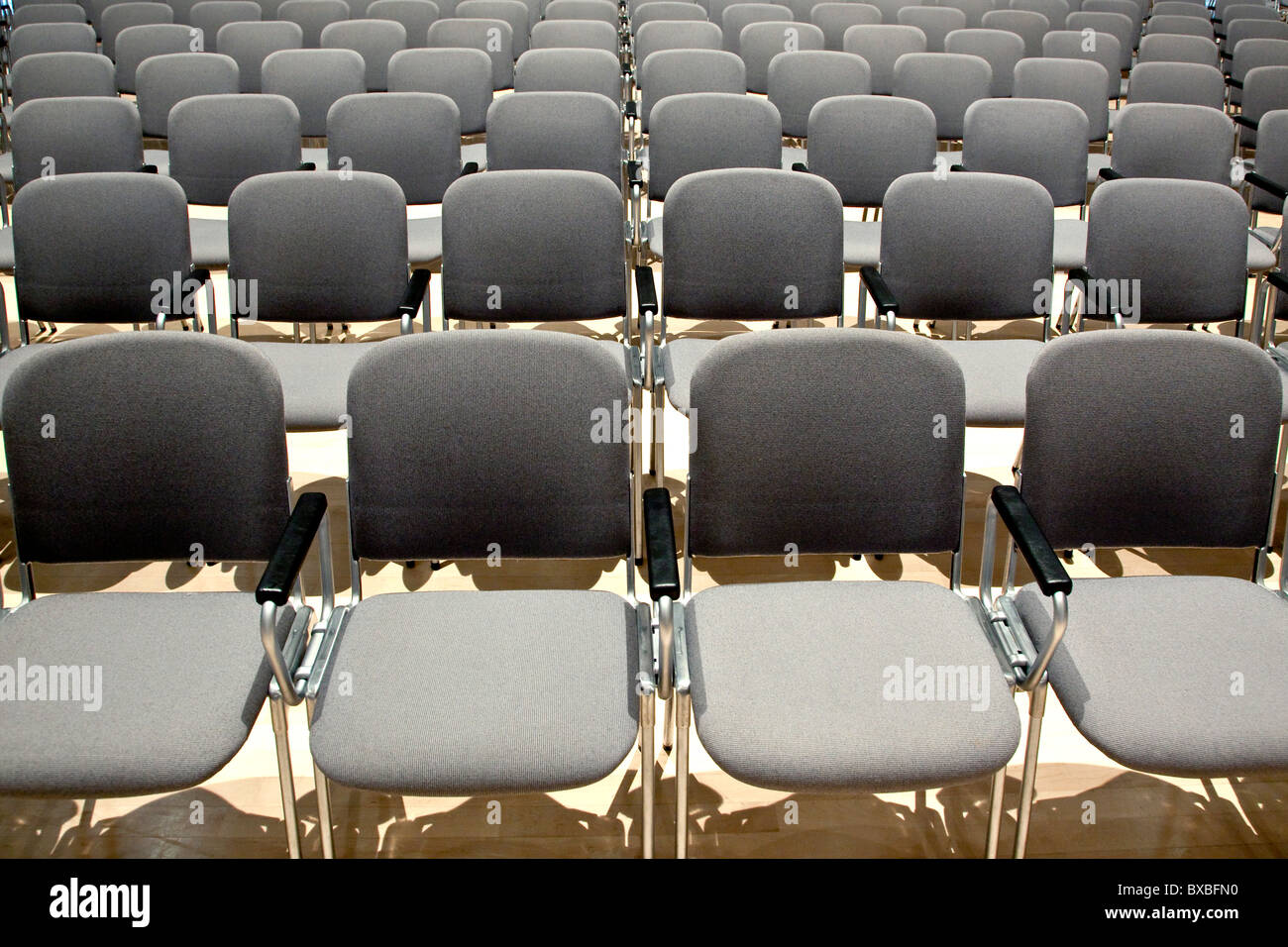Rows of chairs Stock Photo - Alamy