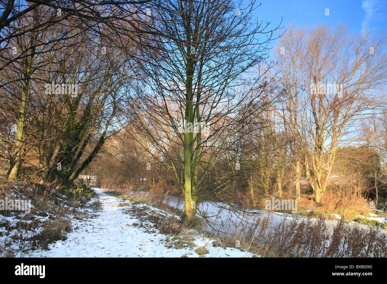 Nottingham colwick country park winter hi-res stock photography and ...