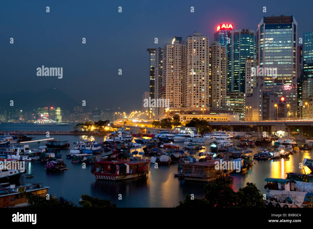 asia, china, hong kong, causeway bay waterfront 2009 Stock Photo - Alamy