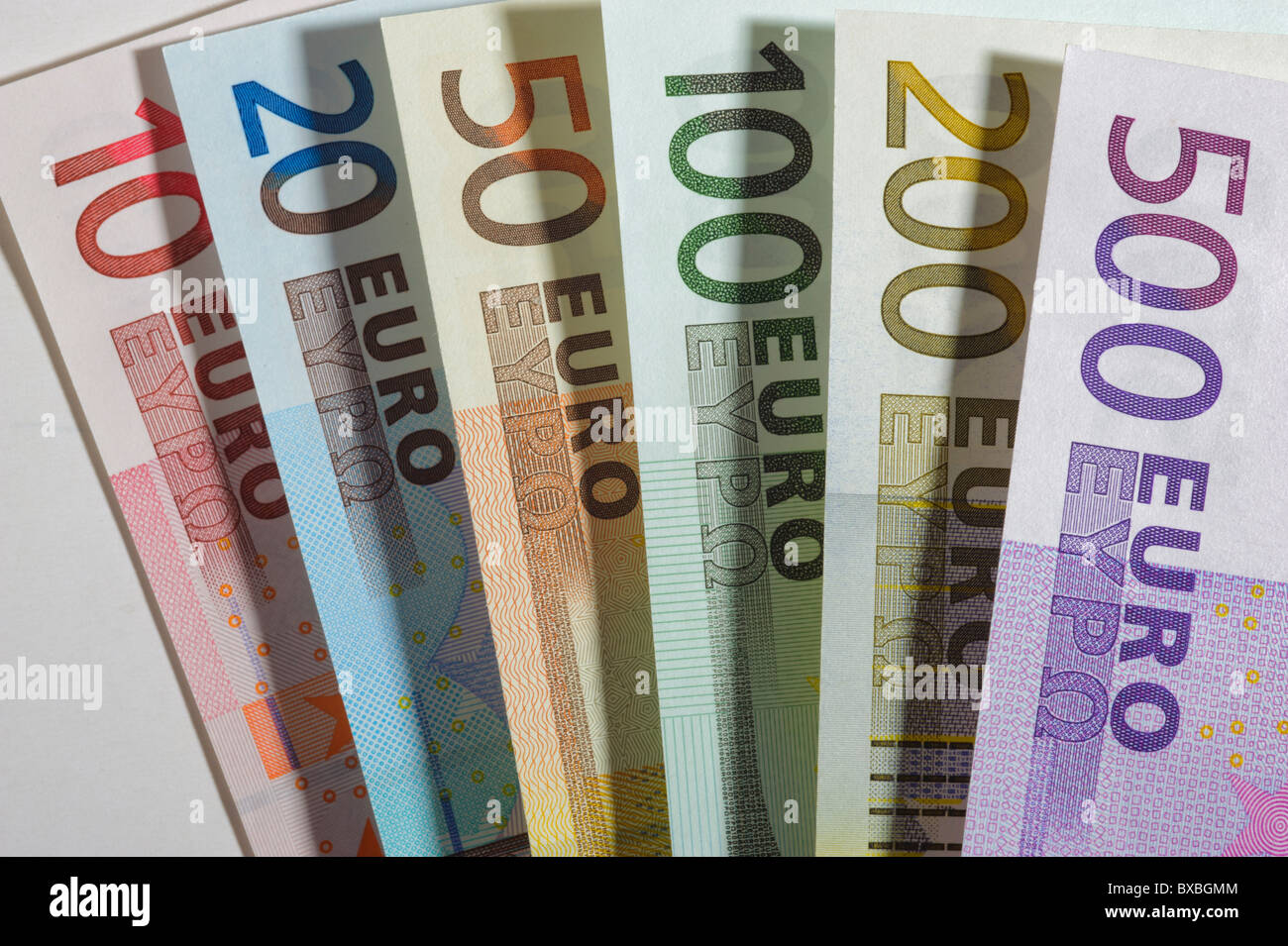 bundle of euro banknotes Stock Photo - Alamy