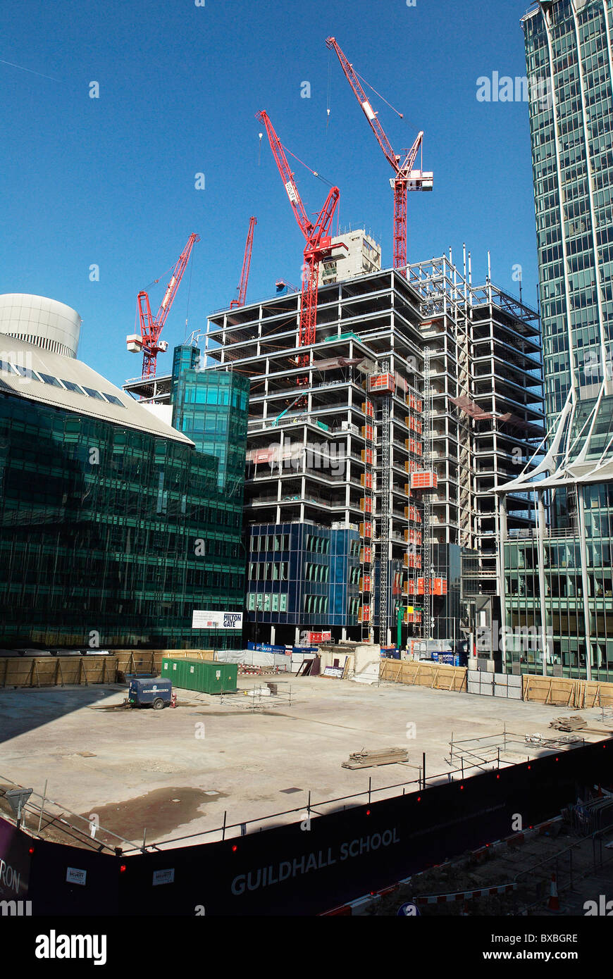 Construction of Ropemaker building a sustainable office and retail ...