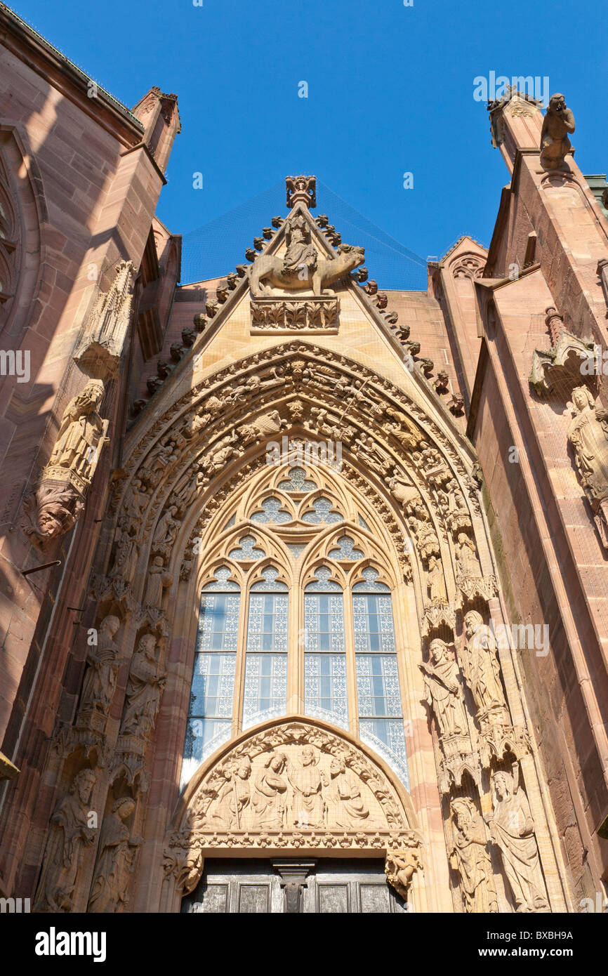 SOUTHERN PORTAL, CATHEDRAL ST. PETER, KAISERDOM, DOM, WORMS, RHINELAND ...