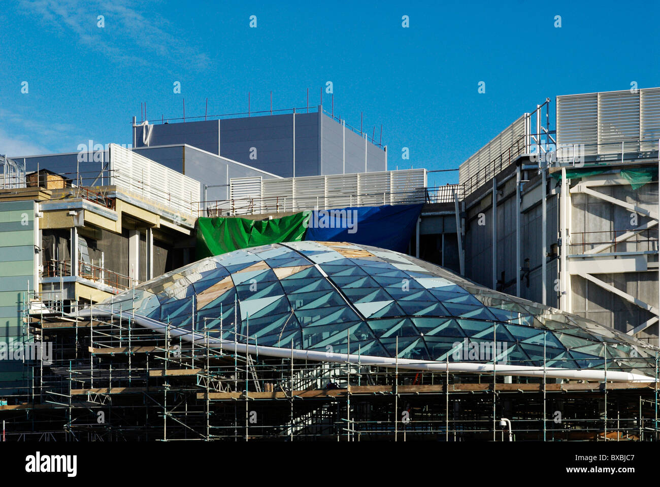 Westfield Shopping Centre under construction White City West London UK ...