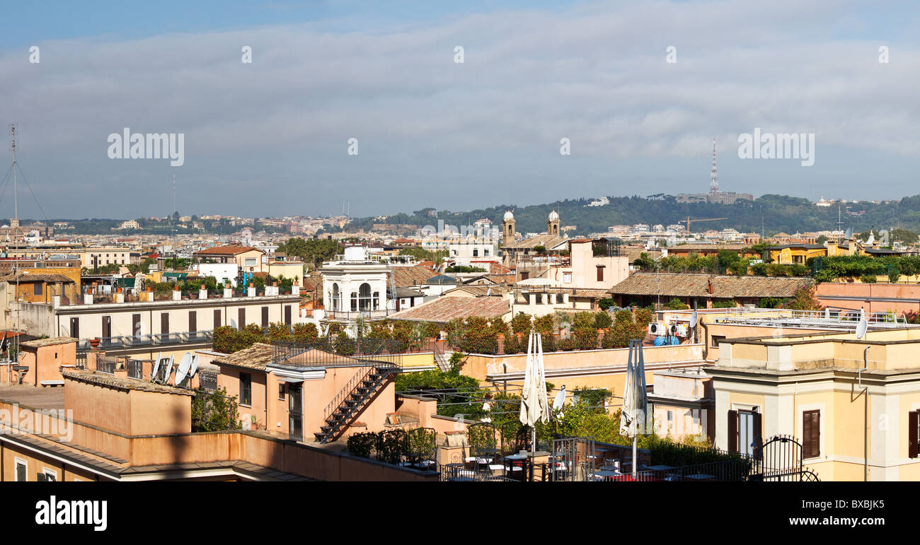 View from top of spanish steps hi-res stock photography and images - Alamy