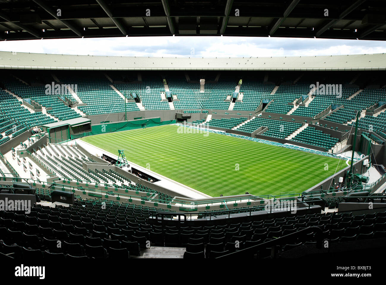 No. 1 Court All England Lawn Tennis Club Wimbledon London UK 2008 Stock ...