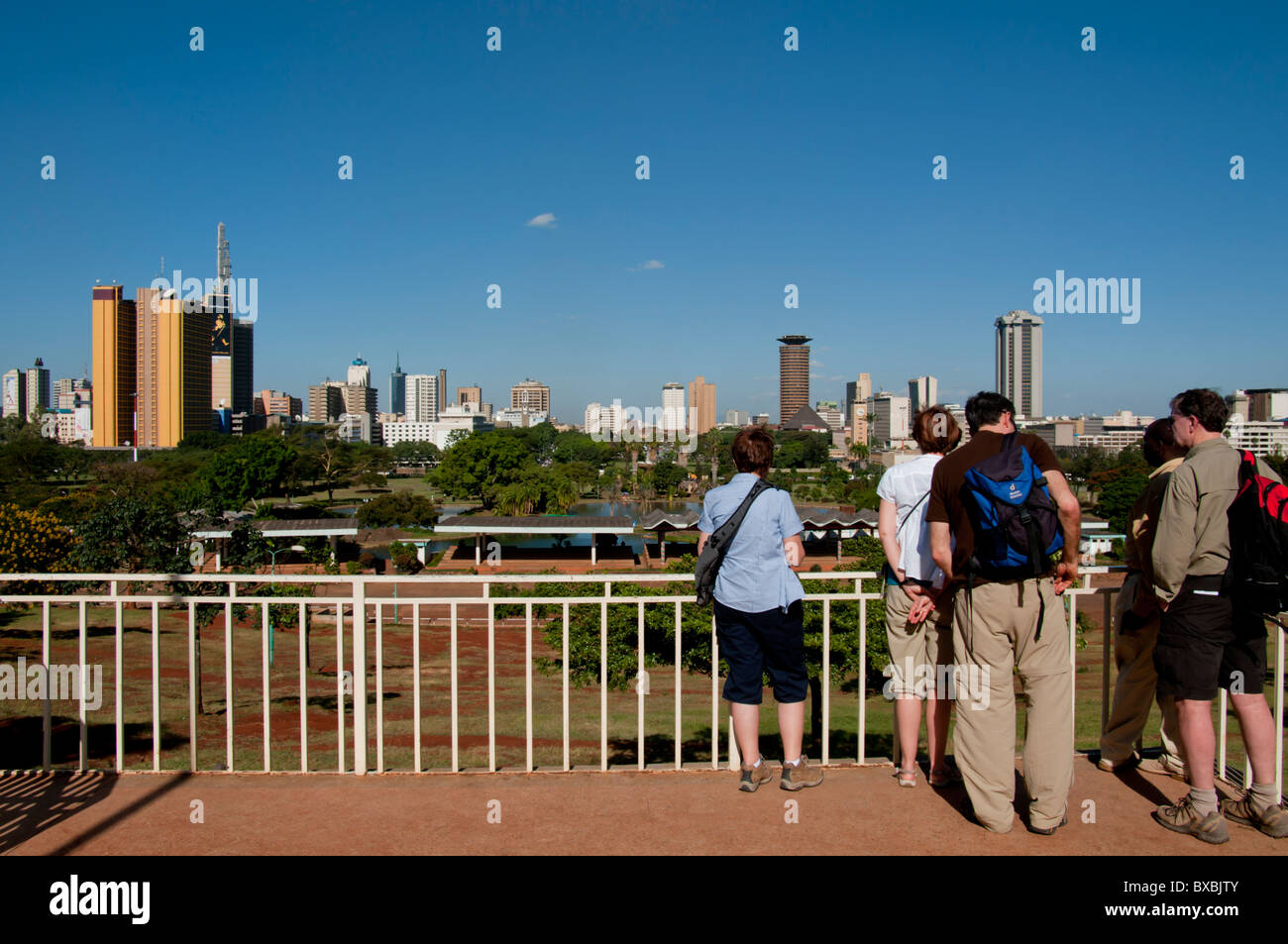 East Africa, Kenya, Nairobi skyline from Uhuru Park Stock Photo - Alamy