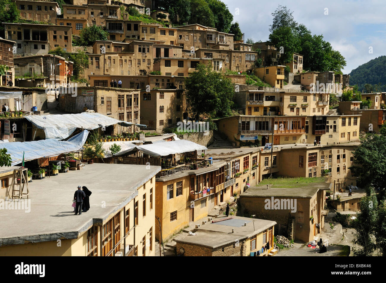Mountain village of Masuleh, Gilan, Iran, Asia Stock Photo - Alamy