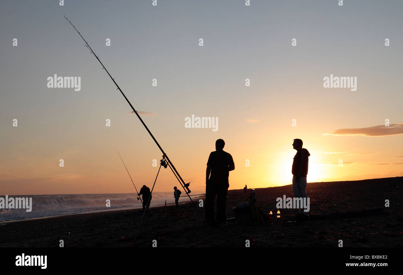 Fishing off the beach hi-res stock photography and images - Alamy
