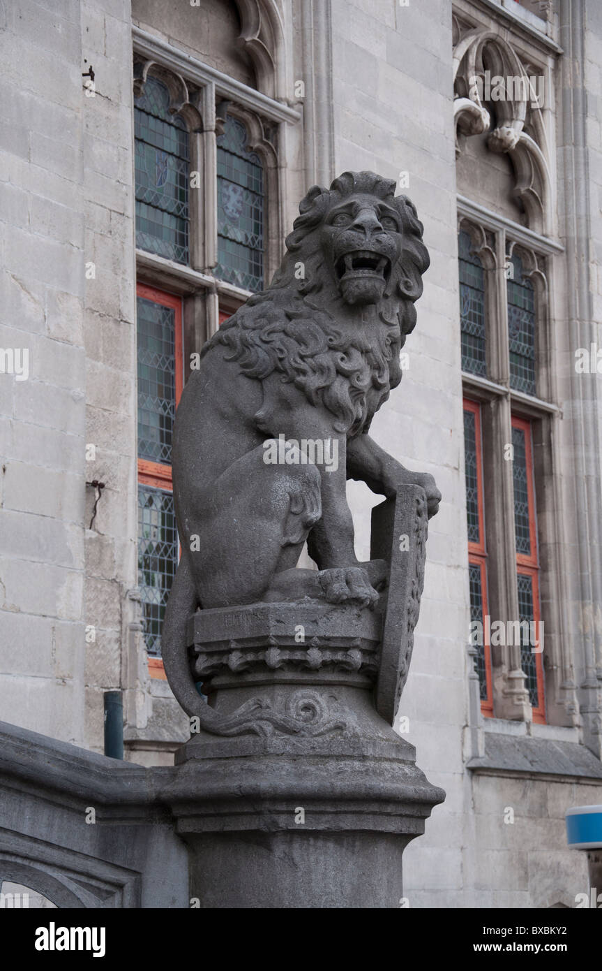 Lion of belgium hi-res stock photography and images - Alamy