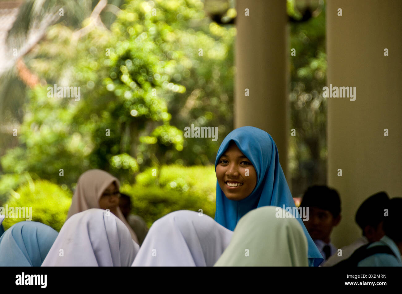 A female Muslim student in Kuala Lumpur in Malaysia Stock Photo - Alamy