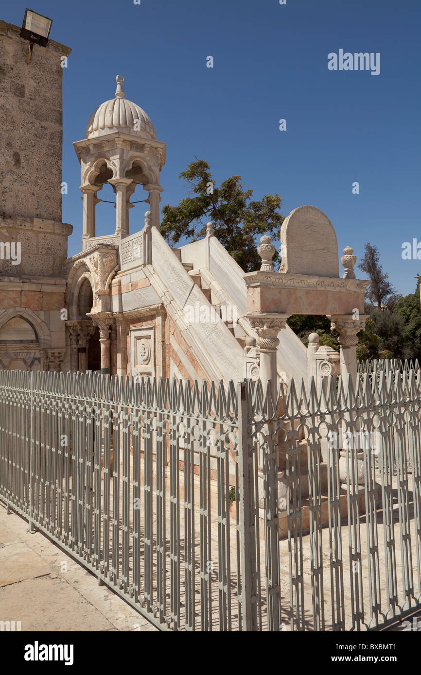 Summer Pulpit, temple mount, Jerusalem Stock Photo - Alamy