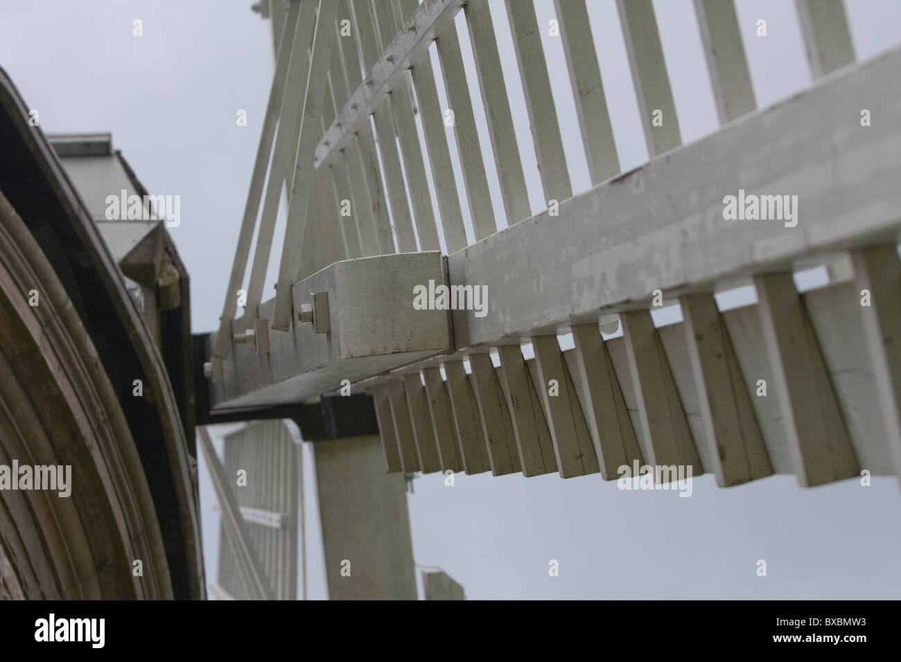 Chesterton Windmill sail White Stock Photo - Alamy