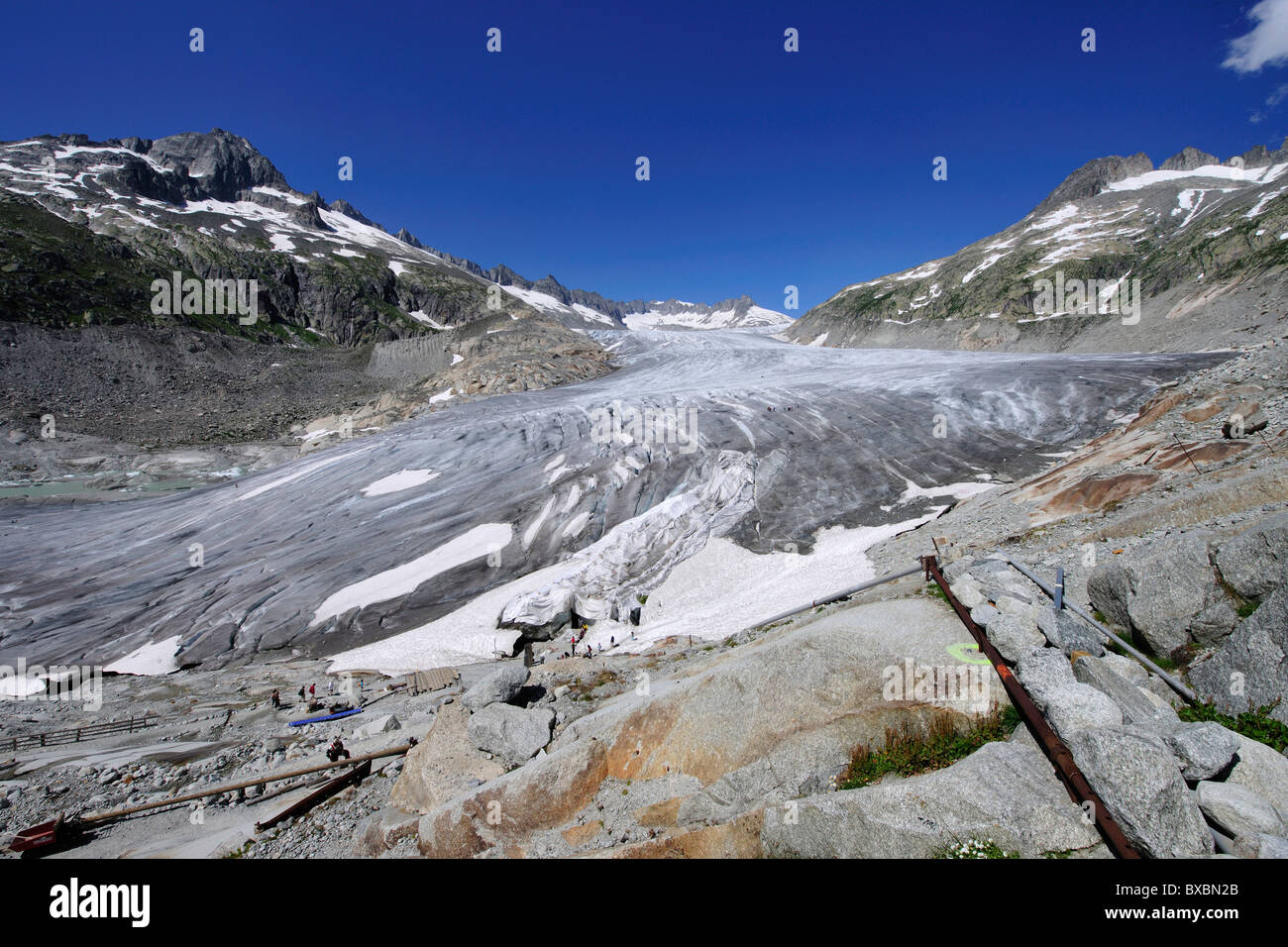 Rhone Glacier, Canton of Valais, Switzerland, Europe Stock Photo - Alamy