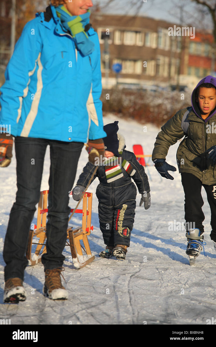 Urban snow fun hi-res stock photography and images - Alamy