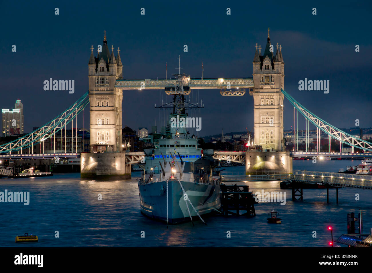 europe, UK, England, London, Tower Bridge dusk Stock Photo - Alamy