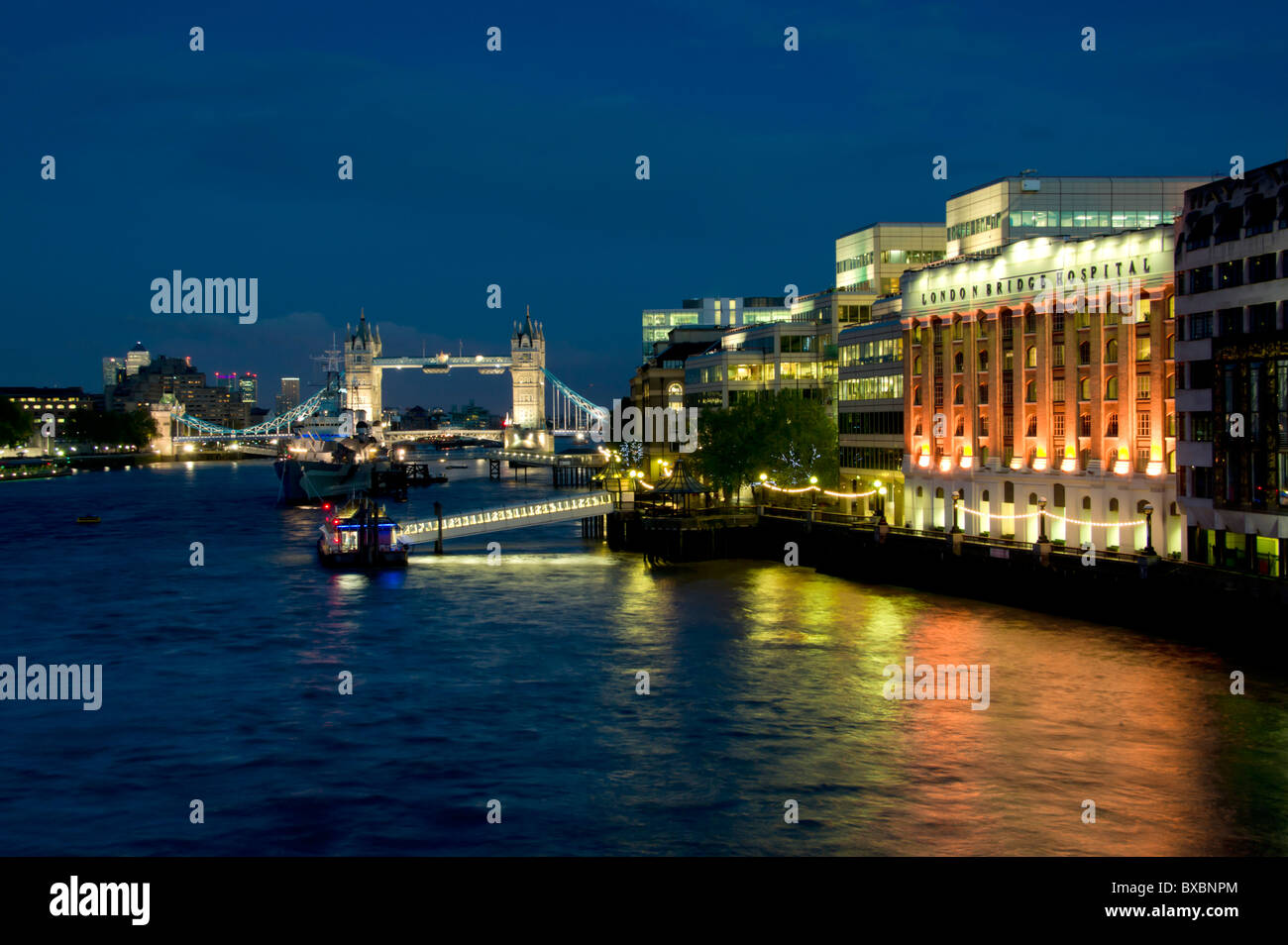 europe, UK, England, London, Tower Bridge dusk Stock Photo - Alamy
