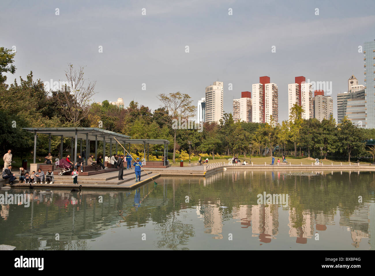 Xujiahui Park, Shanghai, China Stock Photo - Alamy