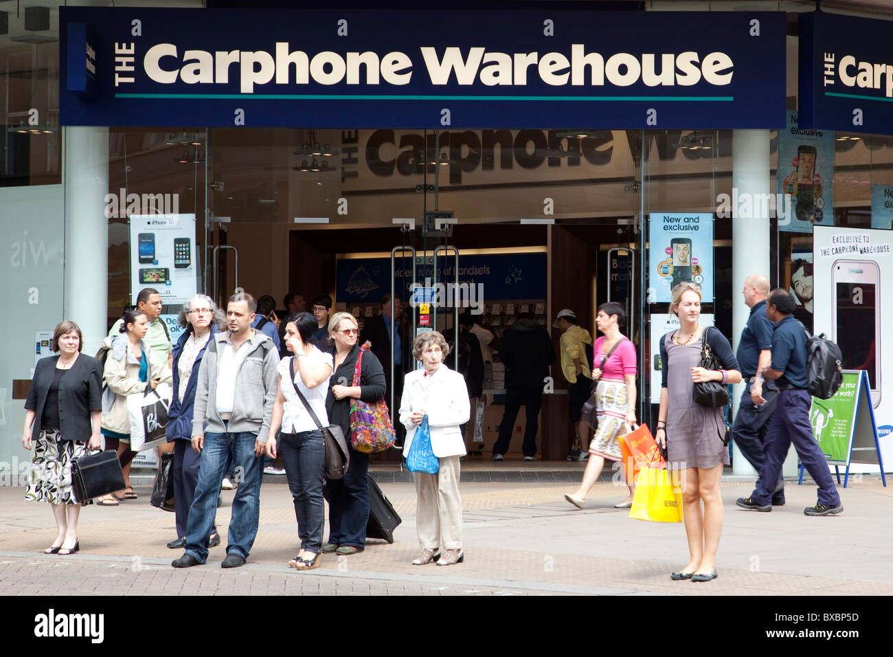 Store of the telecommunications company Carphone Warehouse on Oxford ...