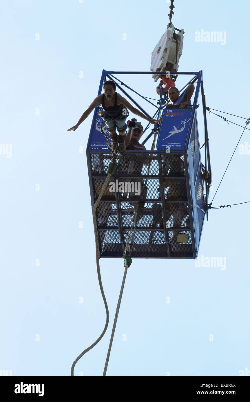 Bungee jumper face hi-res stock photography and images - Alamy